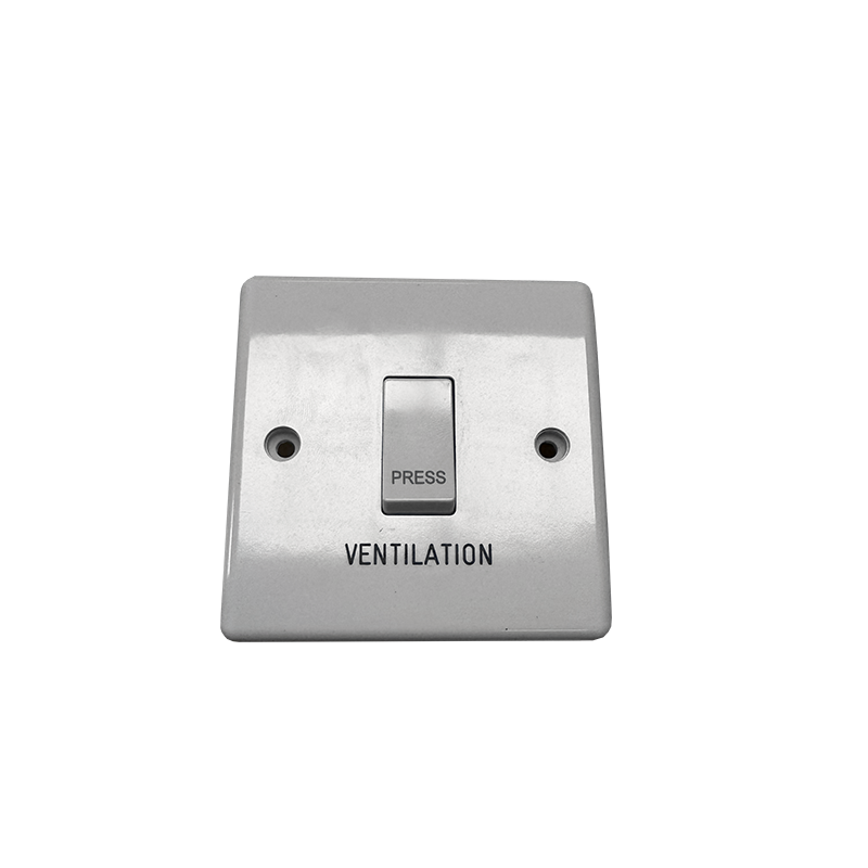 White Engraved Boost Switch – Quiet-Vent